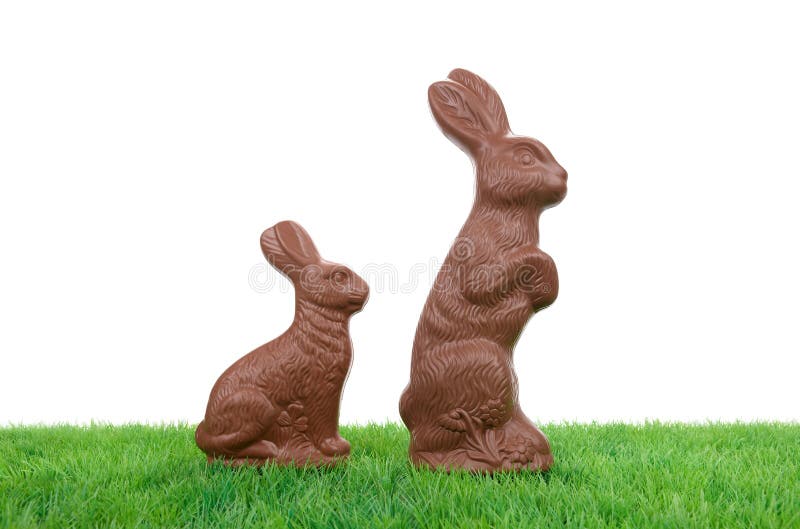 Conigli Di Pasqua Del Cioccolato Fotografia Stock - Immagine di colore ...