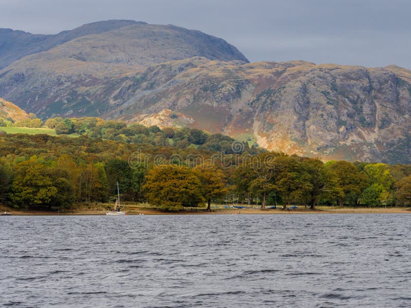 Coniston stock image. Image of water, mountain, tarn - 63592995