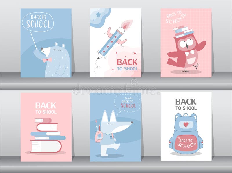 Conjunto De Animales Lindos Para Volver a La Escuela Conjunto De ... Conjunto De Animales Lindos Para Volver a La Escuela Conjunto De ...