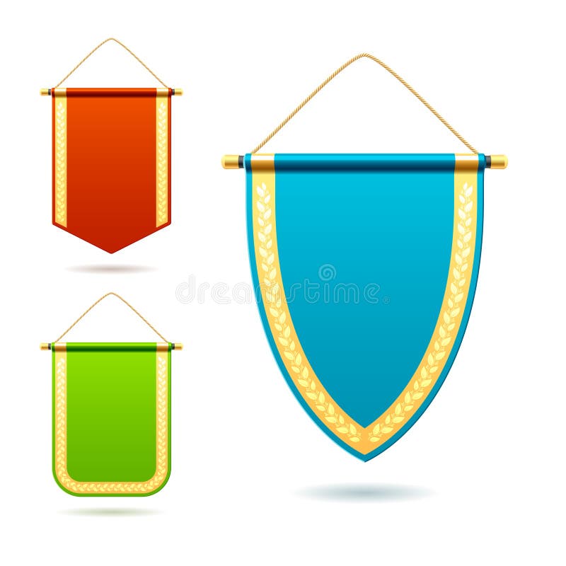 Banderines ilustración del vector. Ilustración de vector - 24205654