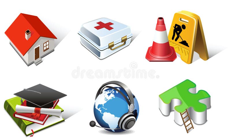 Conjunto De Iconos Del Internet. Ilustración del Vector - Ilustración ...