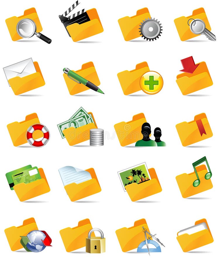 Conjunto De Iconos De Internet Ilustración del Vector - Ilustración de ...