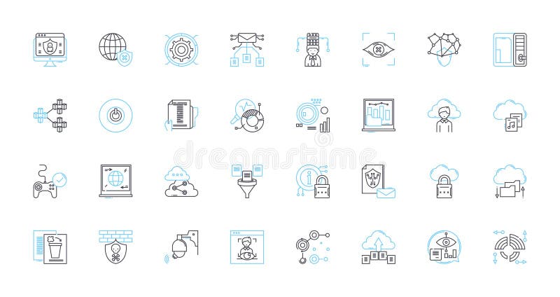 Conjunto De Iconos Lineales De Contabilidad Financiera. Activo Pasivo ... Conjunto De Iconos Lineales De Contabilidad Financiera. Activo Pasivo ...