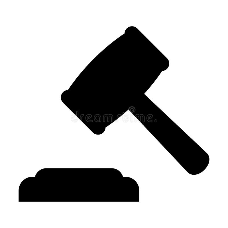 Conjunto De Iconos De Martillo. Icono De Martillo. Icono De Ley. Signo De Martillo De Subasta ...