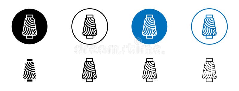 Conjunto De Iconos De Vecor De Hilo Ilustración del Vector ...