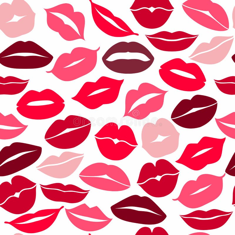 Conjunto De Labios Iconos Planos Ilustración del Vector - Ilustración ...
