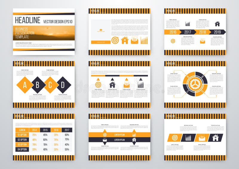 Conjunto De Los Elementos De Infographic Ilustración del Vector ...
