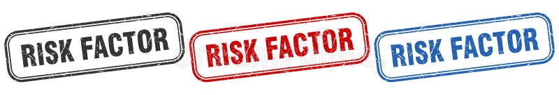 Conjunto De Signos Aislado De Factor De Riesgo. Marca De Factor De ...