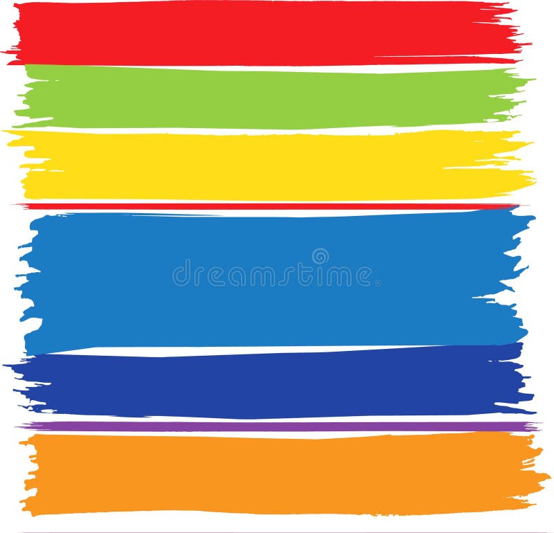 Conjunto De Tiras De Colores Stock de ilustración - Ilustración de ...