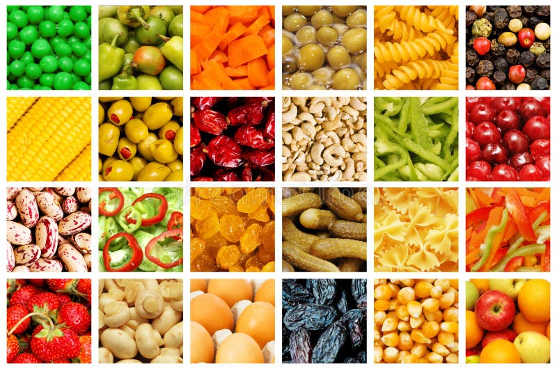 Conjunto De Varias Frutas Y Verdura Foto de archivo - Imagen de baya ...