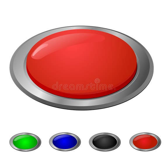 Conjunto Del Icono De 5 Botones Ilustración del Vector - Ilustración de ...