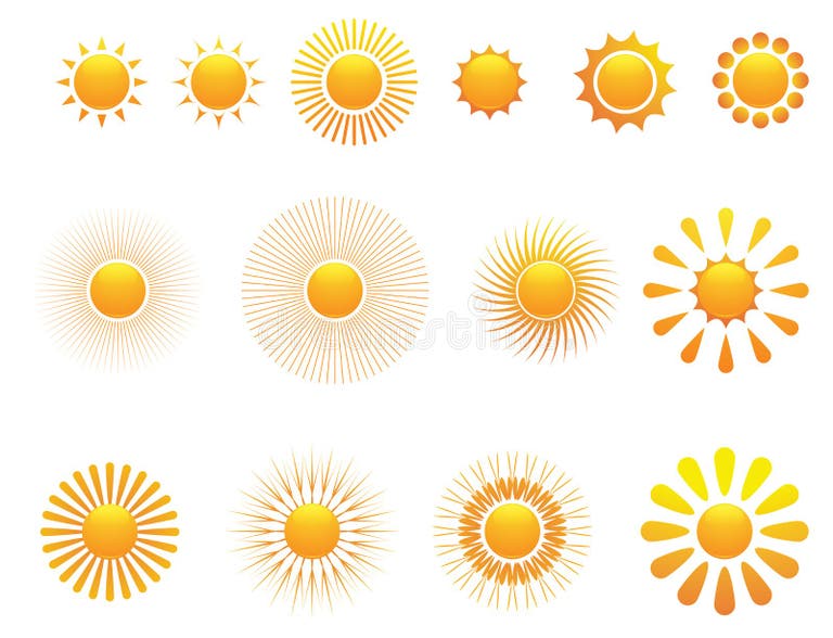 Del Vector Sol Ilustraciones Stock, Vectores, Y Clipart – (941,720 ...
