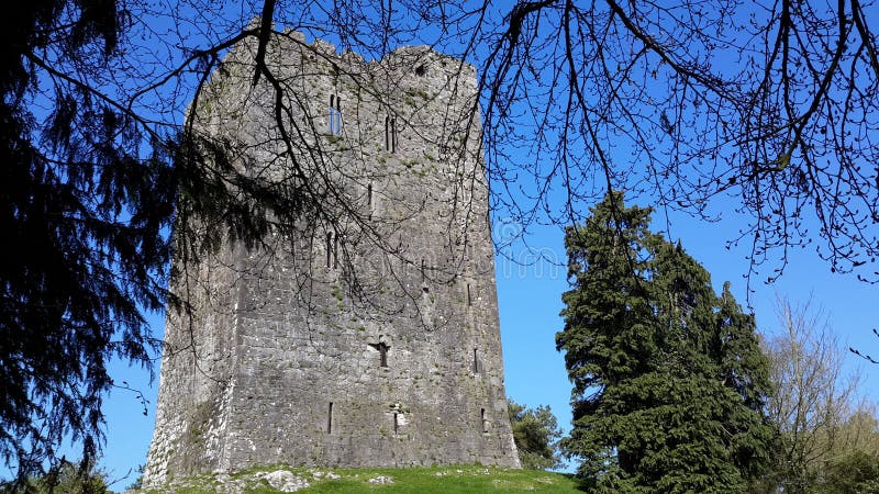 Conna Castle, Conna Village, Ireland Stock Image - Image of summer ...