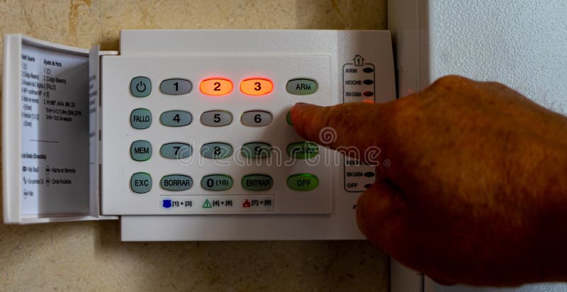 Connect alarm stock image. Image of program, home, numbers - 223259343