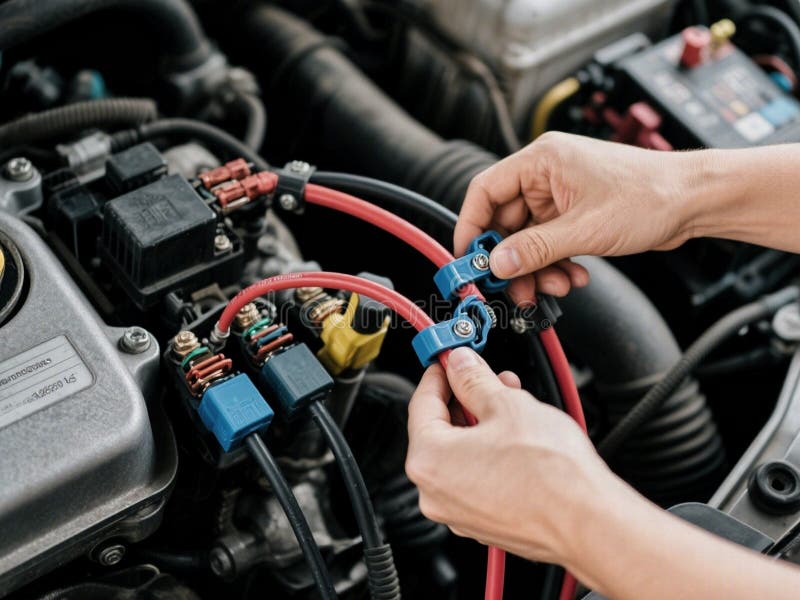 Connect the Cables To the Vehicle Engine& X27;s Electrical Devices ...