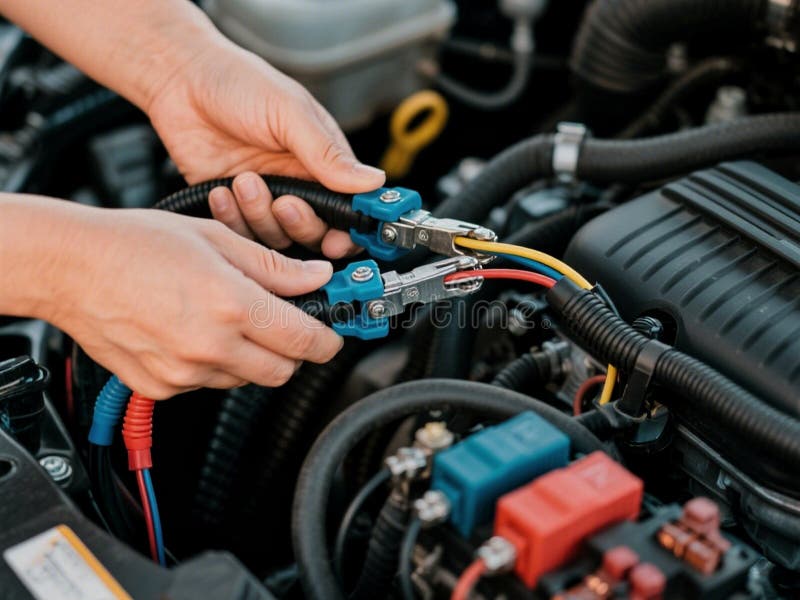 Connect the Cables To the Vehicle Engine& X27;s Electrical Devices ...