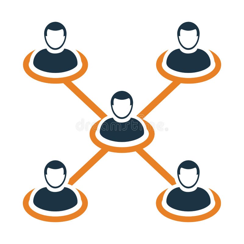 Connect, Community, Social System, User Connections Icon. Editable ...
