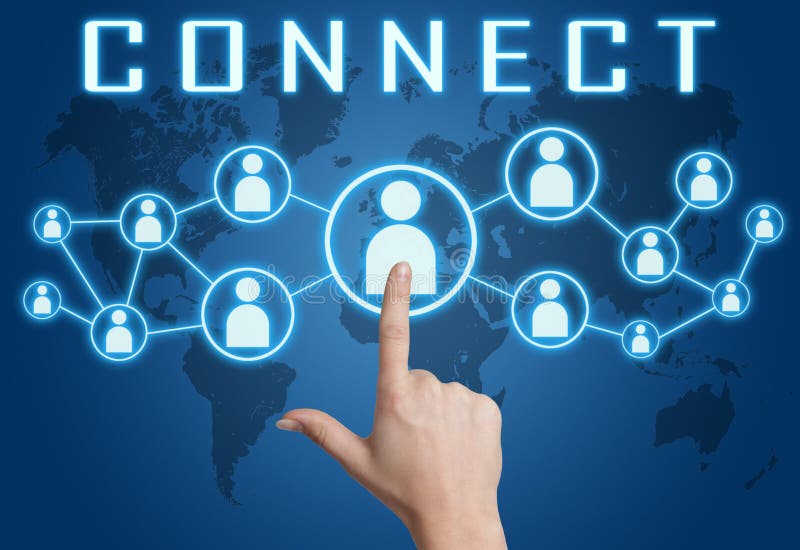 Connect stock illustration. Illustration of networking - 48002687