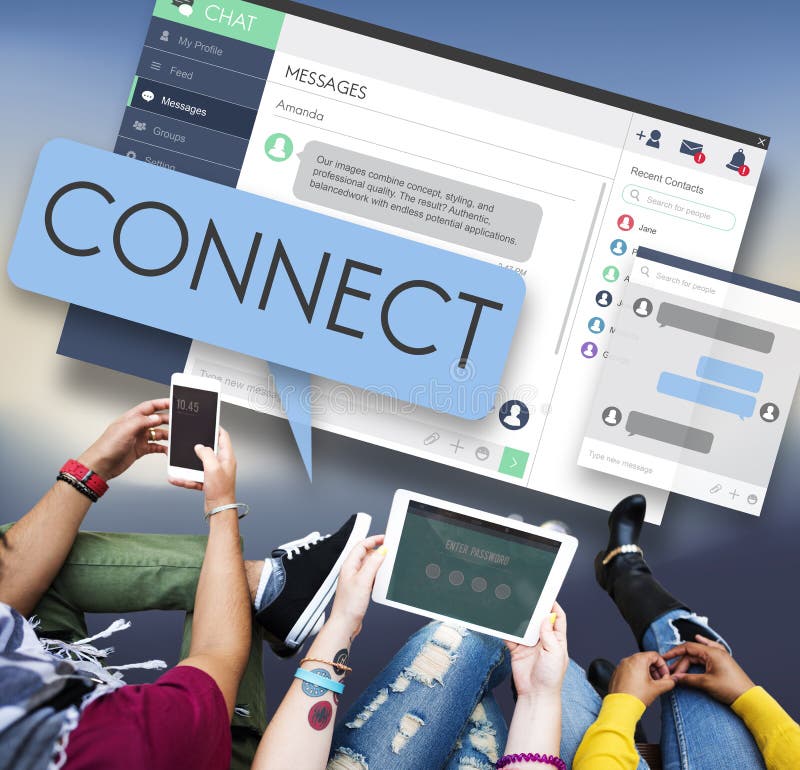 Connect Connection Access Network Join Link Concept Stock Photo - Image ...