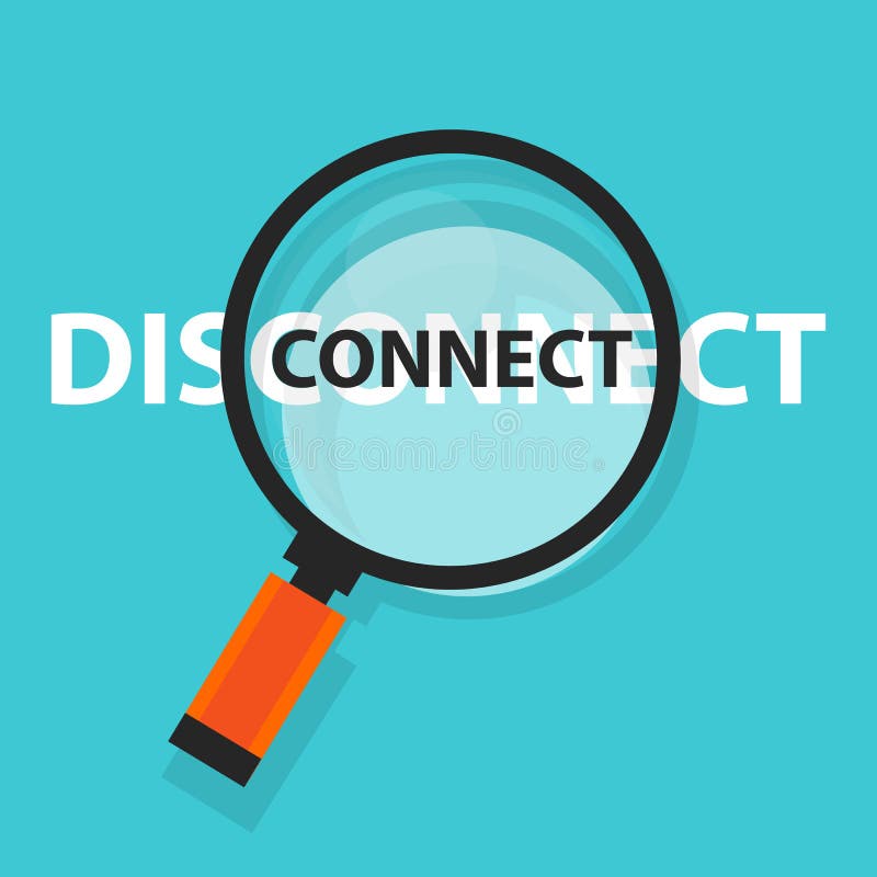 Disconnect Connect Button Sets Stock Illustration - Illustration of ...