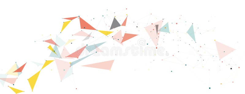 Connect Dot and Line Background. Vector Tech Abstract Technology Stock ...