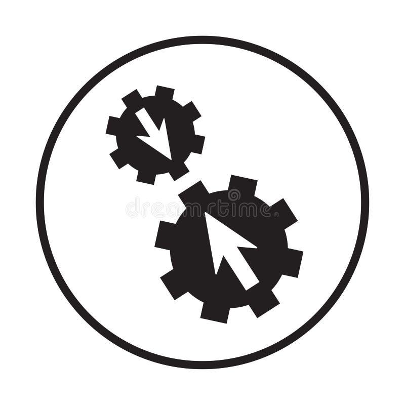 Connect Gears, Integration Process, System Settings Icon. Gray Vector ...