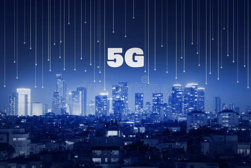 Connect Global Wireless Devices. Wireless Communication Network Concept ...