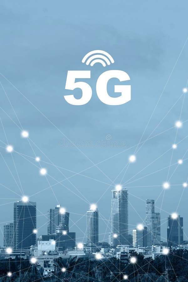 Connect Global Wireless Devices. Wireless Communication Network Concept ...