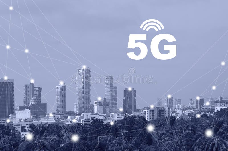 Connect Global Wireless Devices. Wireless Communication Network Concept ...