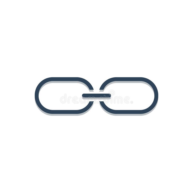 Color Illustration Icon for Connect, Chain and Link Stock Illustration ...