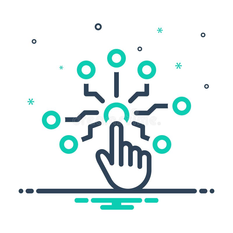 Mix Icon for Connect, Link and Networking Stock Vector - Illustration ...