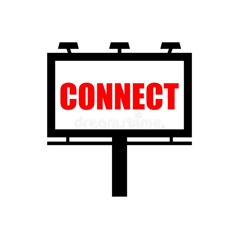 Connect icon or sign stock illustration. Illustration of calendar ...
