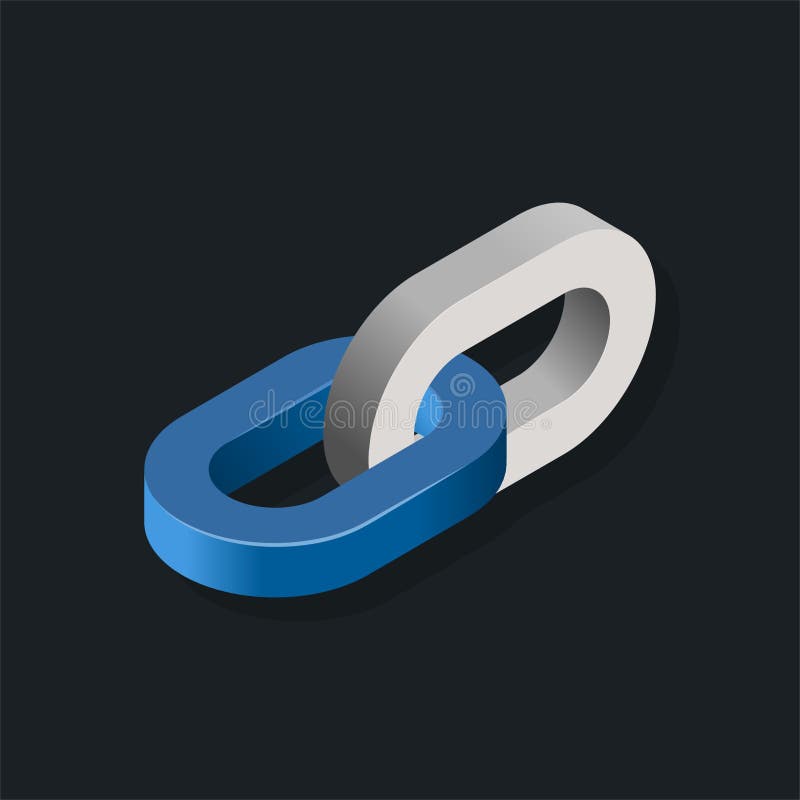 Connect - Isometric 3D Illustration. Stock Vector - Illustration of ...