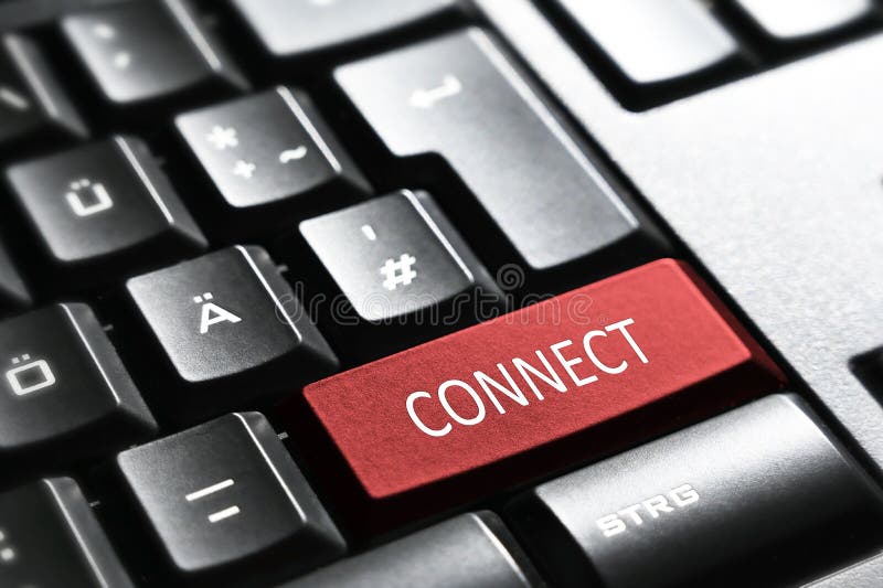 Connect , Keyboard Button Enter Symbol Stock Photo - Image of keyboard ...
