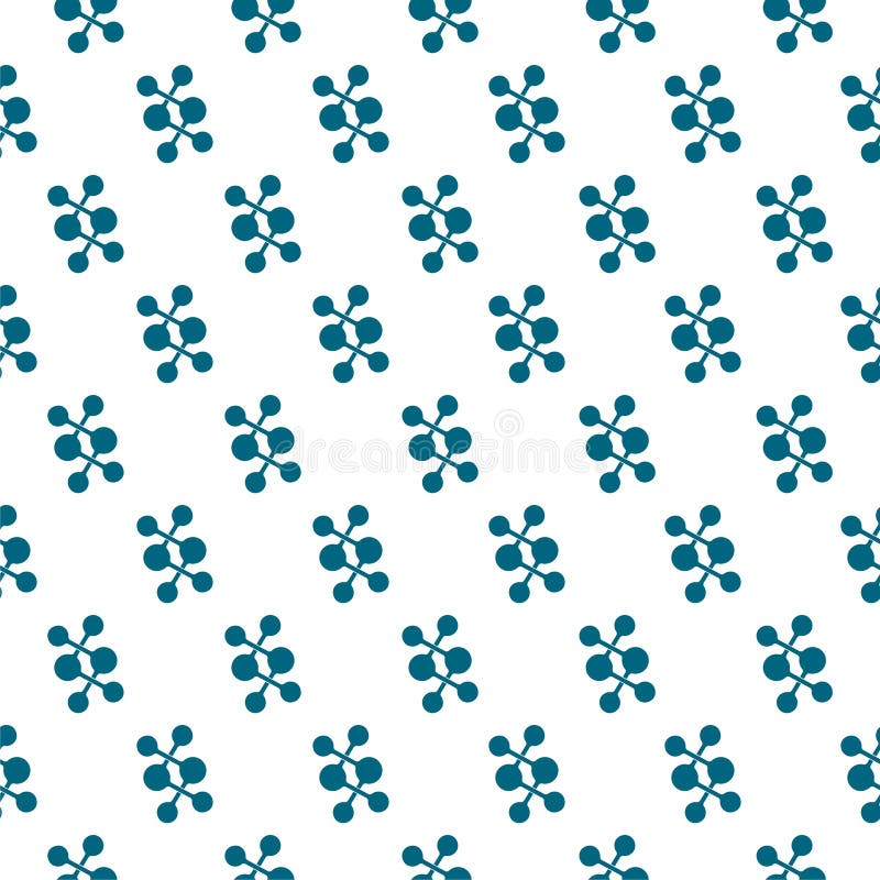 Connect Link Logo Seamless Pattern Isolated on White Stock Vector ...