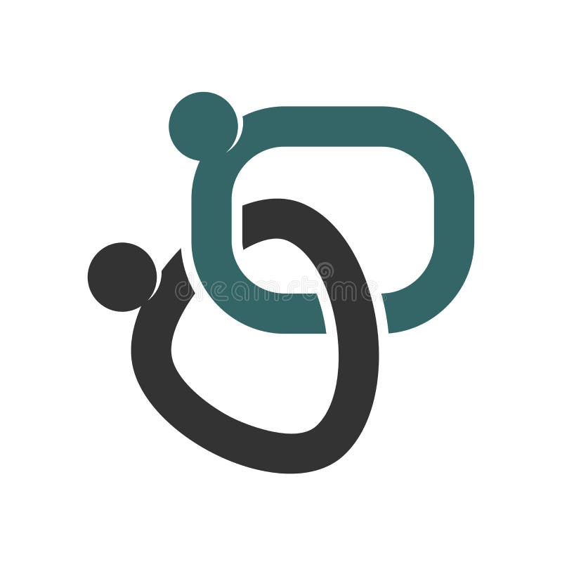 Connect Logo. People Connection Logo Template Icon Illustration Brand ...