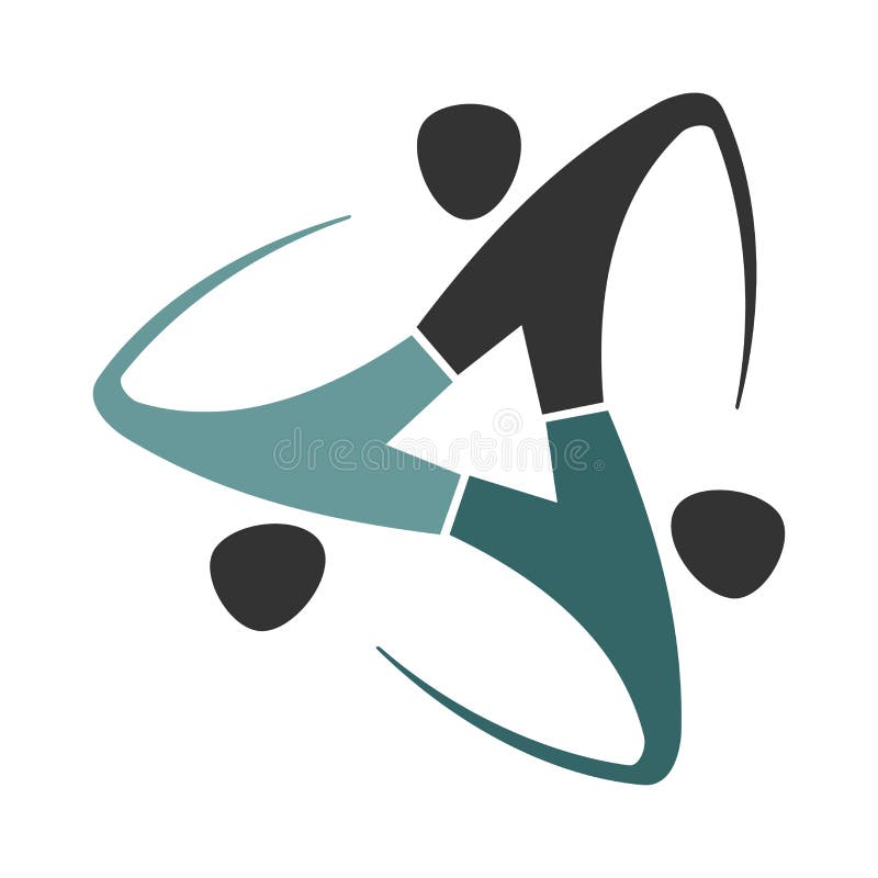 Connect Logo. People Connection Logo Template Icon Illustration Brand ...