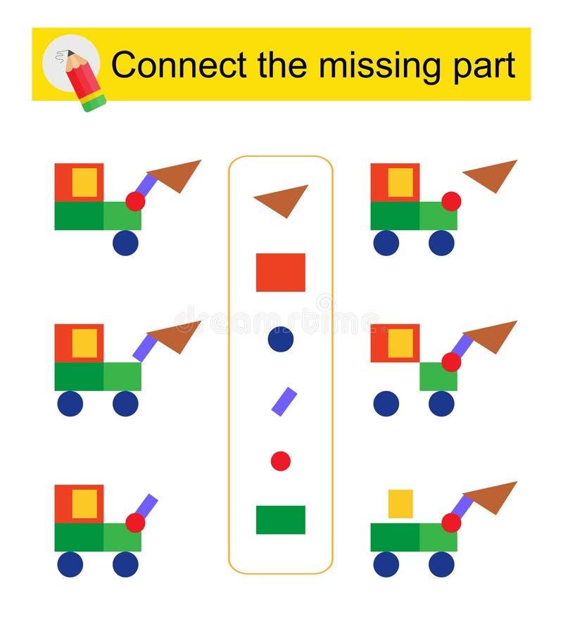 Connect the Missing Part. Task for the Development of Attention and ...