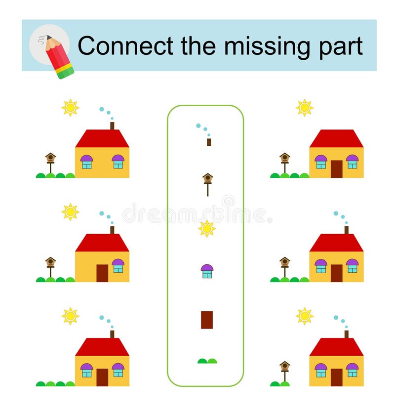 Connect the Missing Part. Task for the Development of Attention and ...