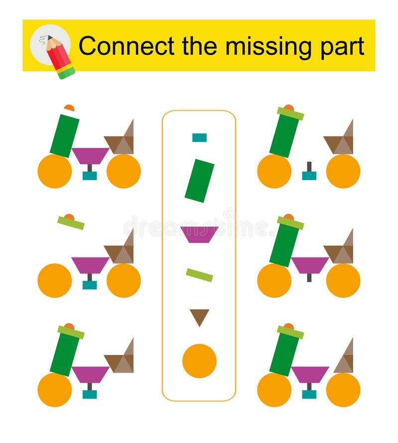 Connect the Missing Part. Task for the Development of Attention and ...