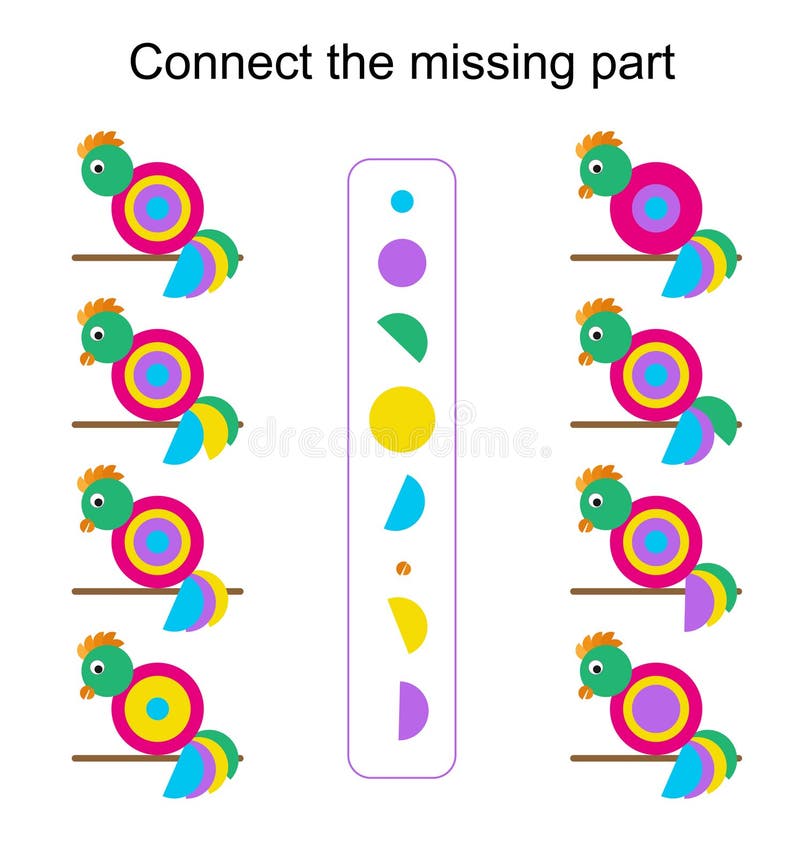 Connect the Missing Part. Task for the Development of Attention and ...
