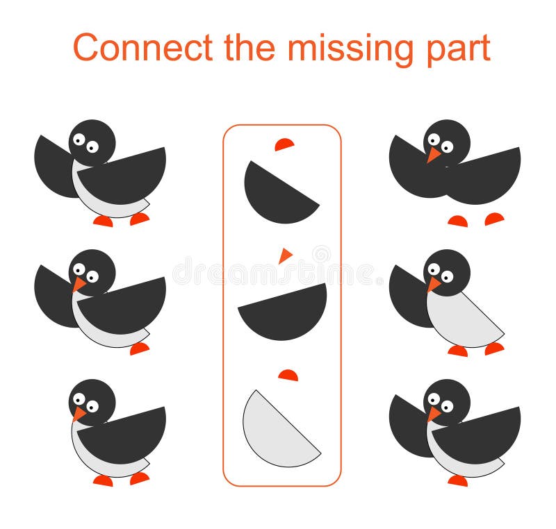 Connect the Missing Part. Task for the Development of Attention and ...