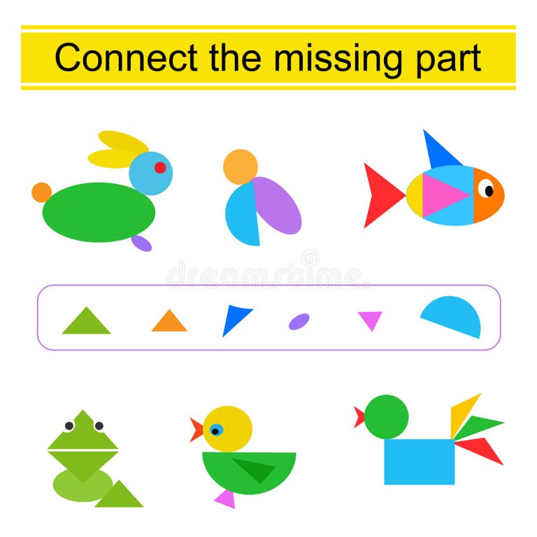 Connect the Missing Part. Task for the Development of Attention and ...