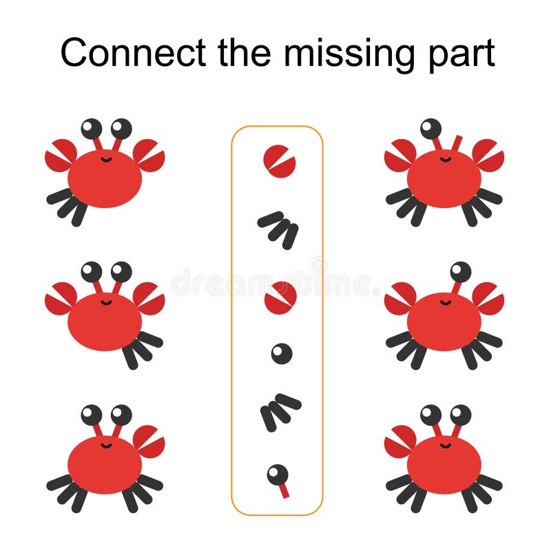 Connect the Missing Part. Task for the Development of Attention and ...