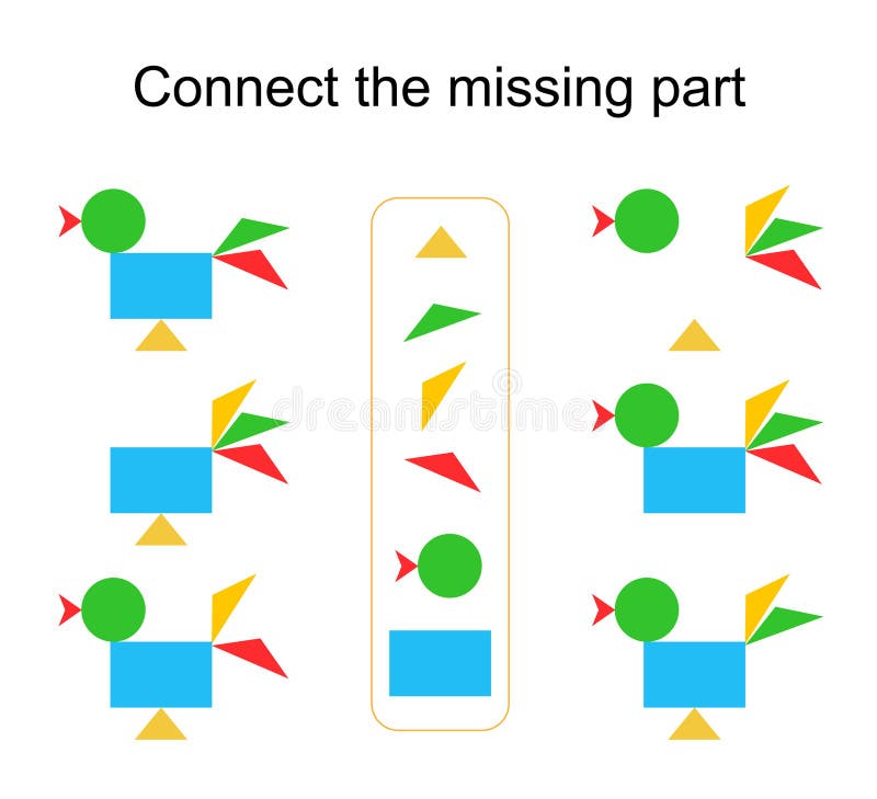 Connect the Missing Part. Task for the Development of Attention and ...