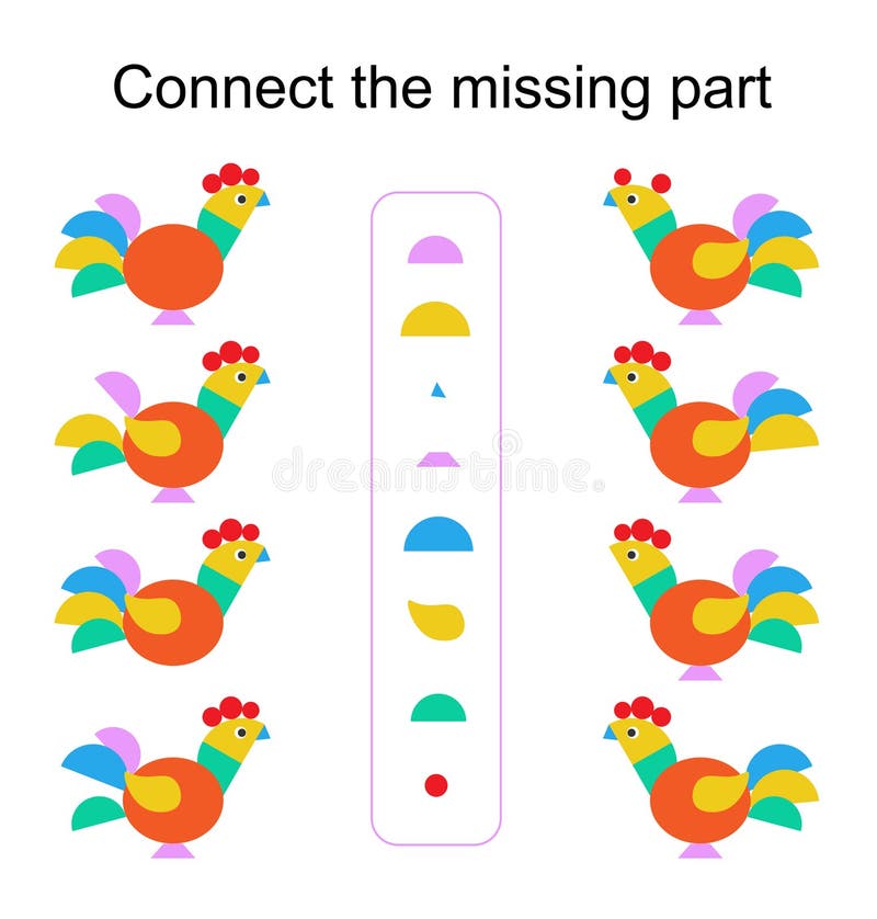 Connect the Missing Part. Task for the Development of Attention and ...