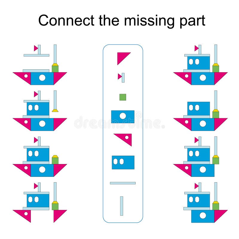Connect the Missing Part. Task for the Development of Attention and ...