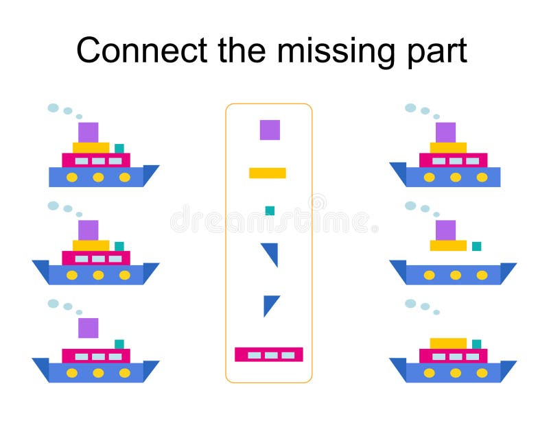 Connect the Missing Part. Task for the Development of Attention and ...