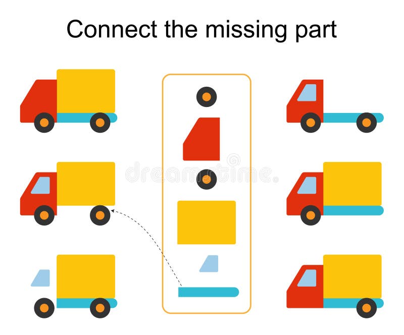 Connect the Missing Part. Task for the Development of Attention and ...