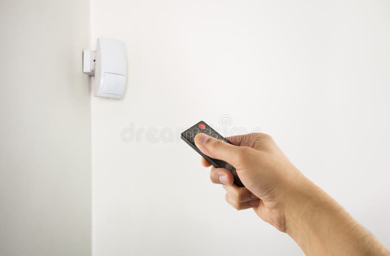 Connect the Motion Detector Stock Photo - Image of automatic, infrared ...